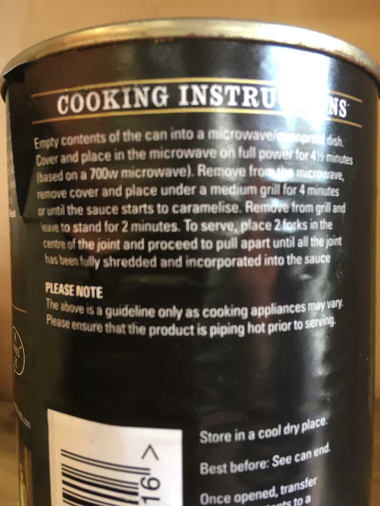 Grants Hand-Cut Pulled Beef in a BBQ Sauce 392g & Low Price Foods Ltd