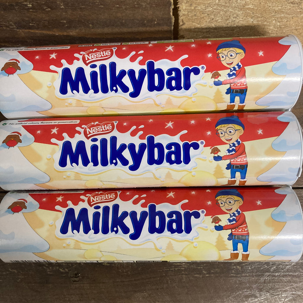 3x Milkybar White Chocolate Buttons Giant Tubes (3x80g) & Low Price ...