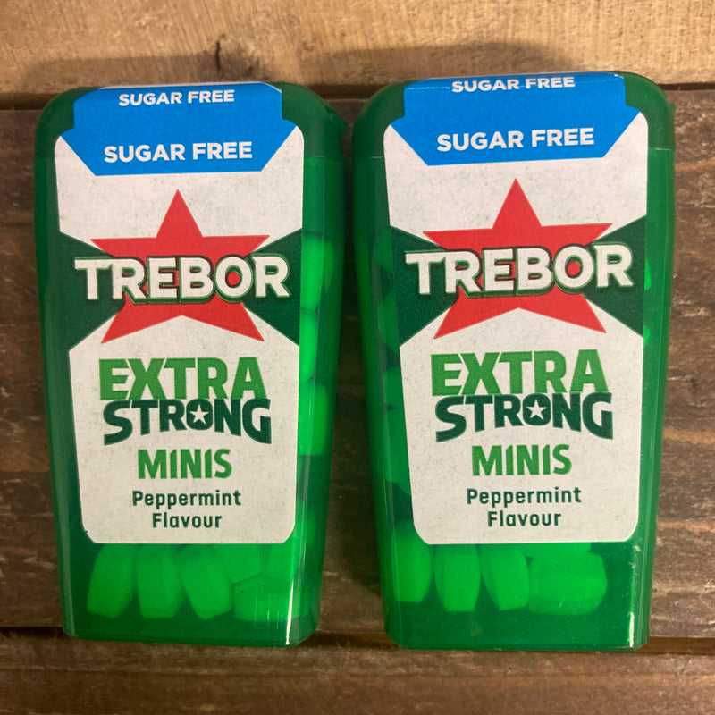 12x Trebor Minis Extra Strong Sugar Free Mints Tubs (12x12.5g) & Low ...
