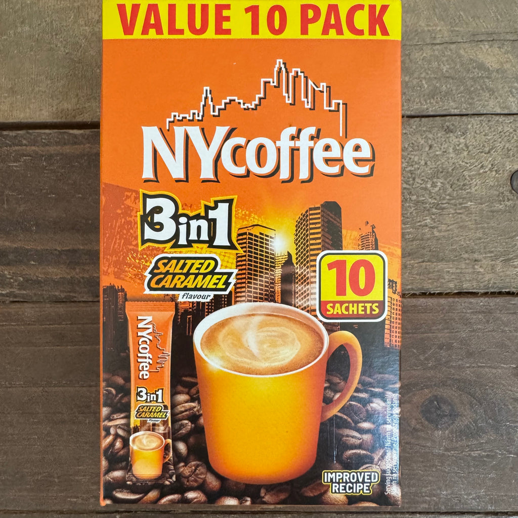 20x NYCoffee 3in1 Salted Caramel Sachets (2 Boxes of 10x14g) & Low ...