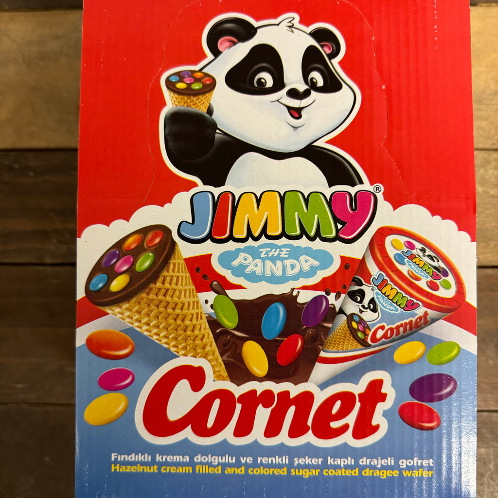 24x Jimmy The Panda Hazelnut Creme Wafer Cornets (1 Box of 24x25g ...