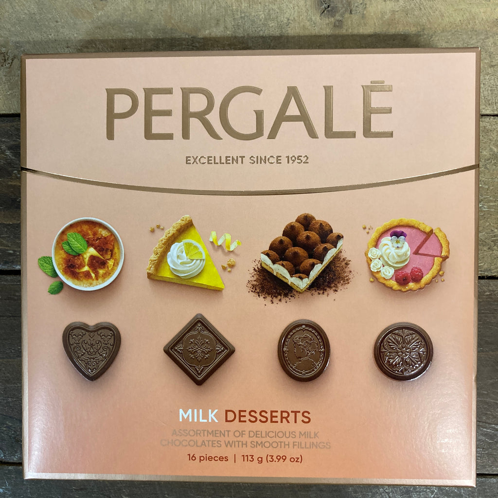 16x Pergale Milk Desserts Chocolates (1 Box of 16 Chocs) & Low Price ...