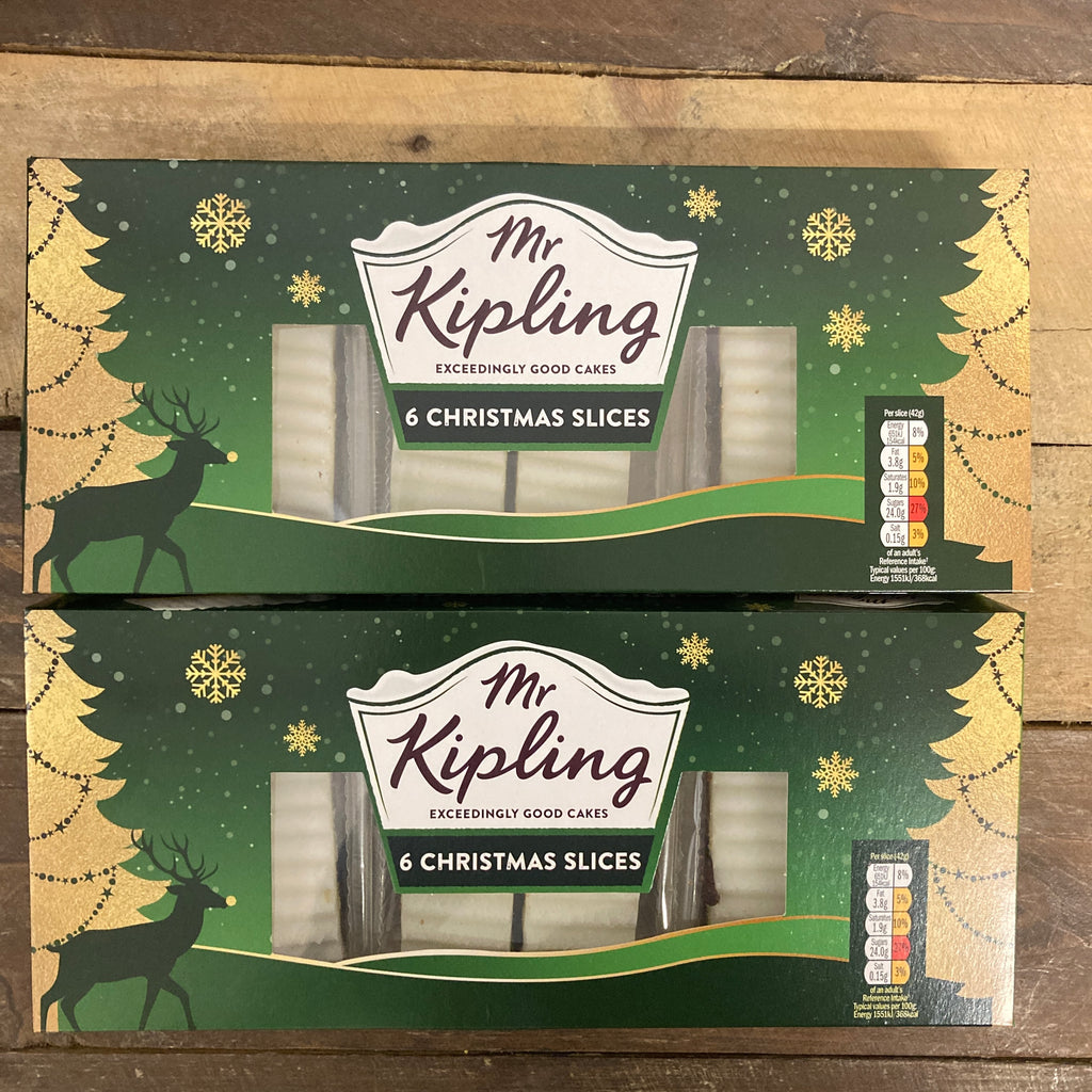 12x Mr Kipling Christmas Slices (2 Packs of 6x42g) & Low Price Foods Ltd