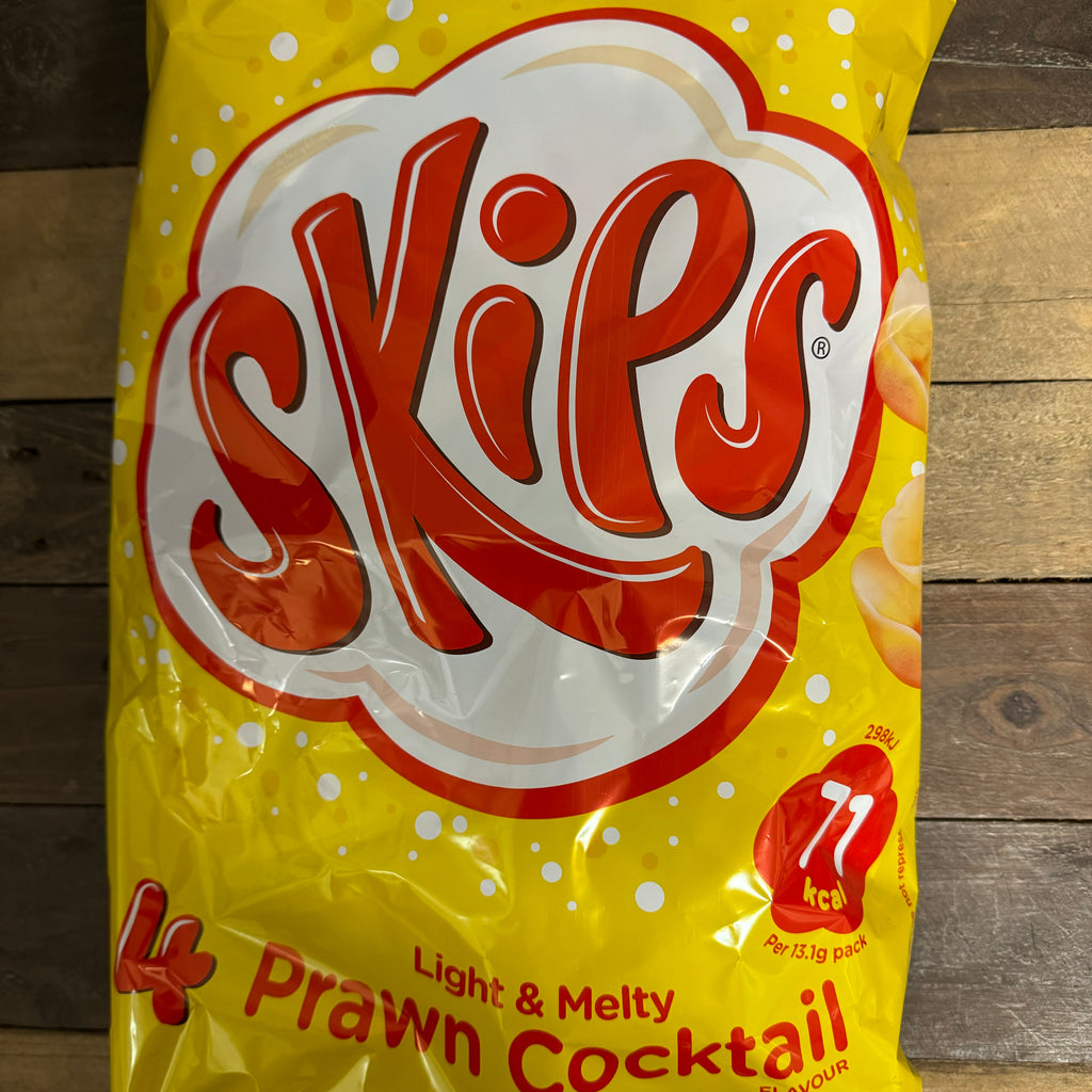 14x Skips Prawn Cocktail Crisps Bags (1 Pack of 14x13.1g) & Low Price ...