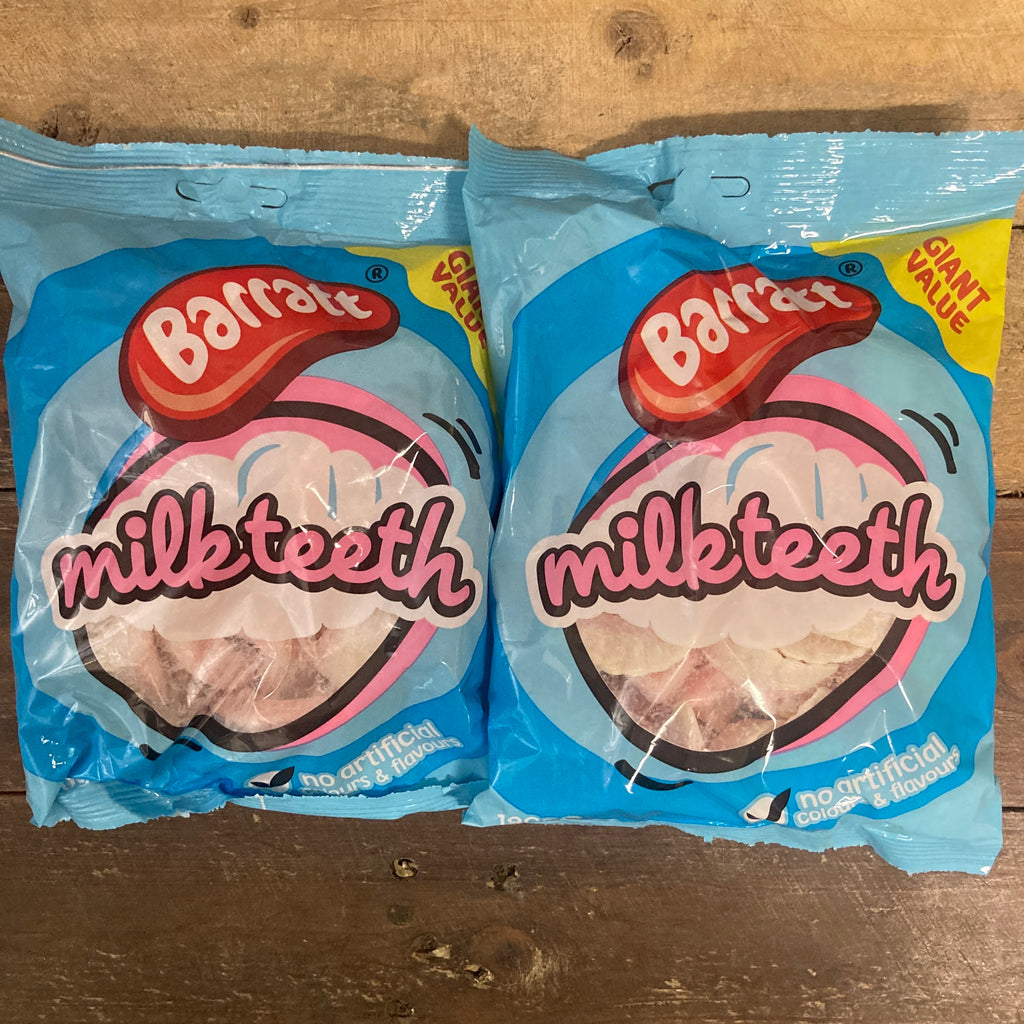 570g Barratt Milkteeth (3 Bags of 190g) & Low Price Foods Ltd