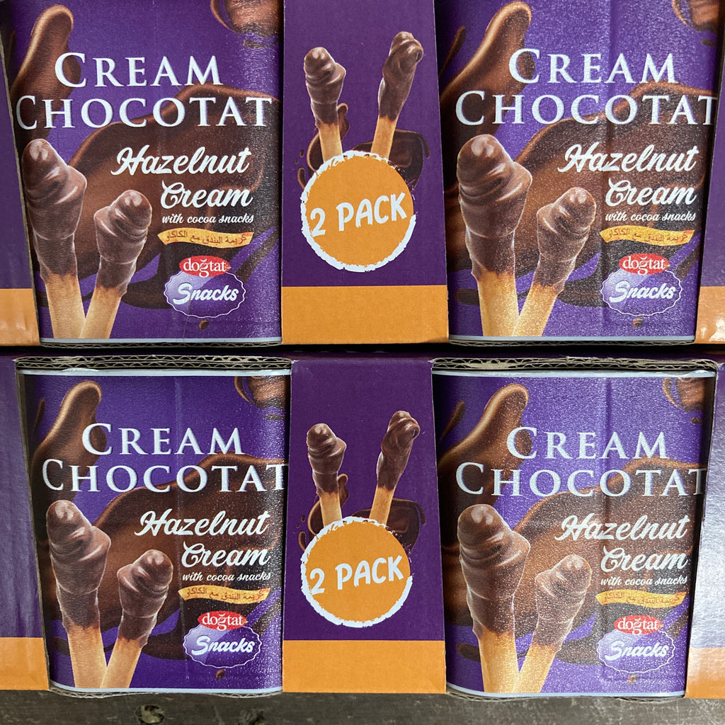 4x Dogtat Cream Chocotat Hazelnut Cream Chocolate Dips (2 Packs of 2x5 ...