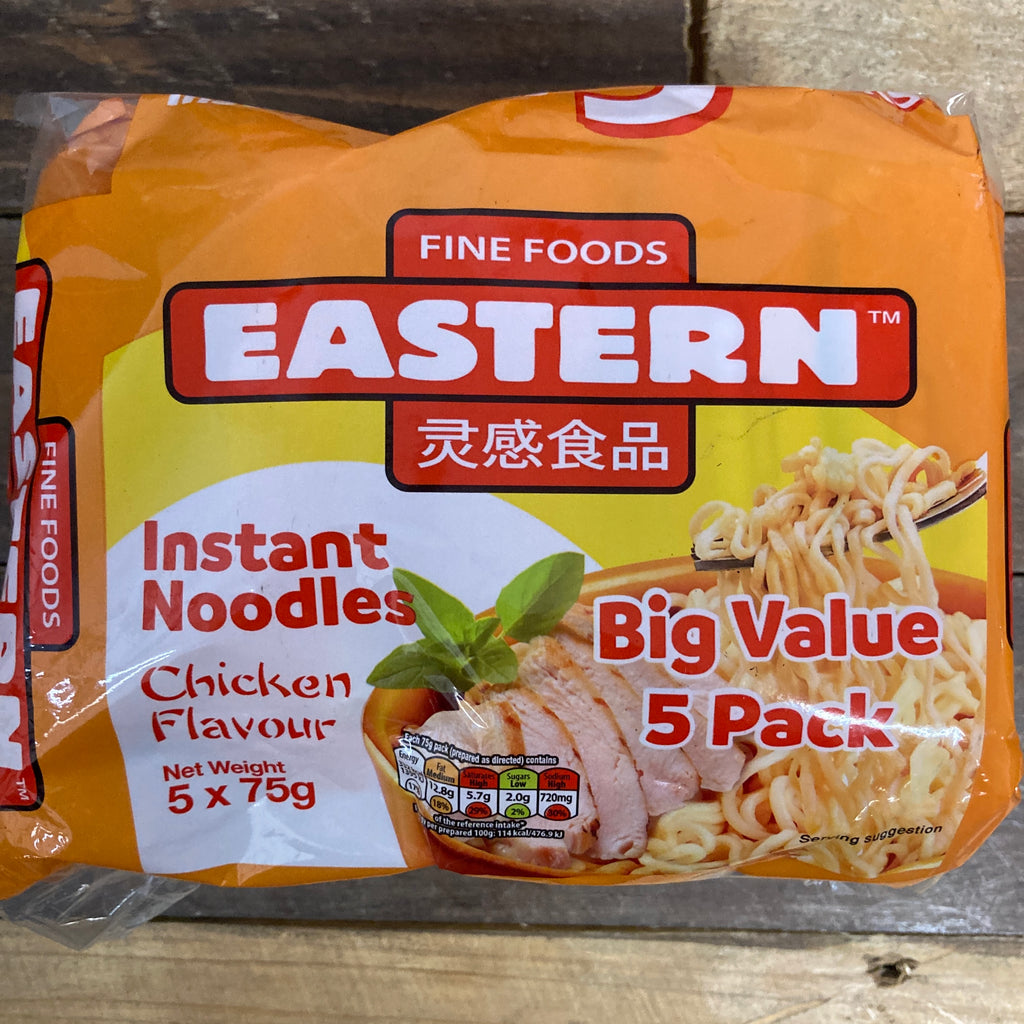 10x Eastern Instant Chicken Noodles (2 Packs of 5x75g) & Low Price ...