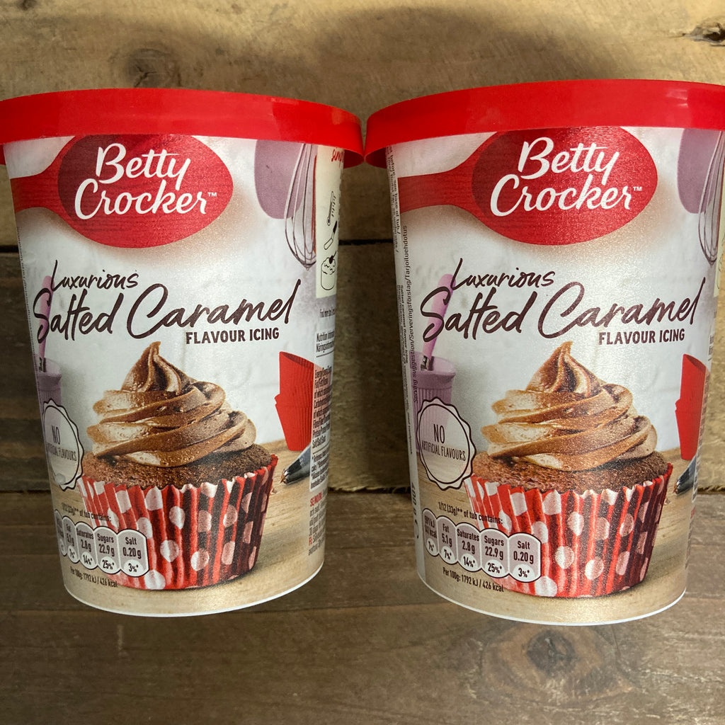 2x Betty Crocker Salted Caramel Icing Tubs (2x400g) & Low Price Foods Ltd