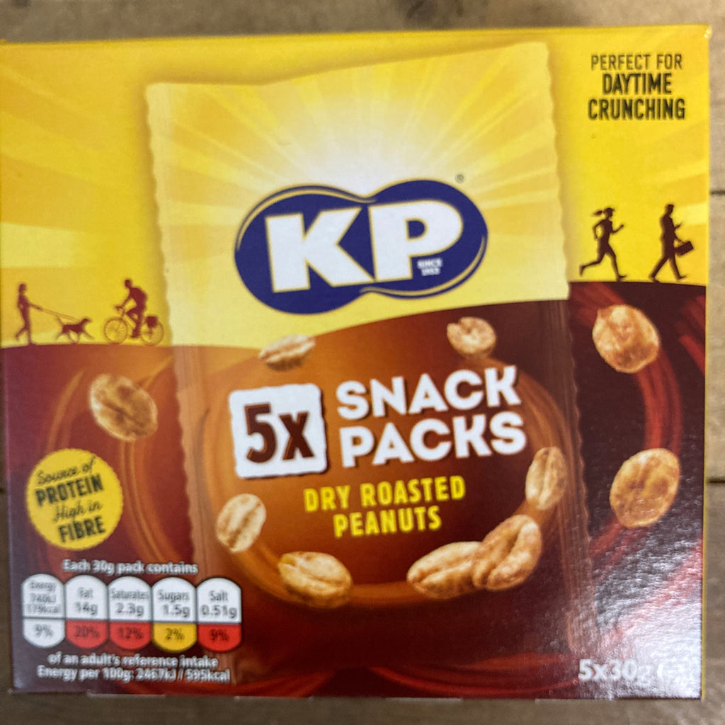 10x KP Dry Roasted Peanut Snack Packs (2 Boxes of 5x30g) & Low Price ...