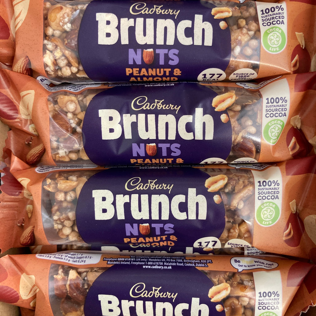 15x Cadbury Brunch Nuts Almond & Peanut Bars (1 Box of 15x35g) & Low ...