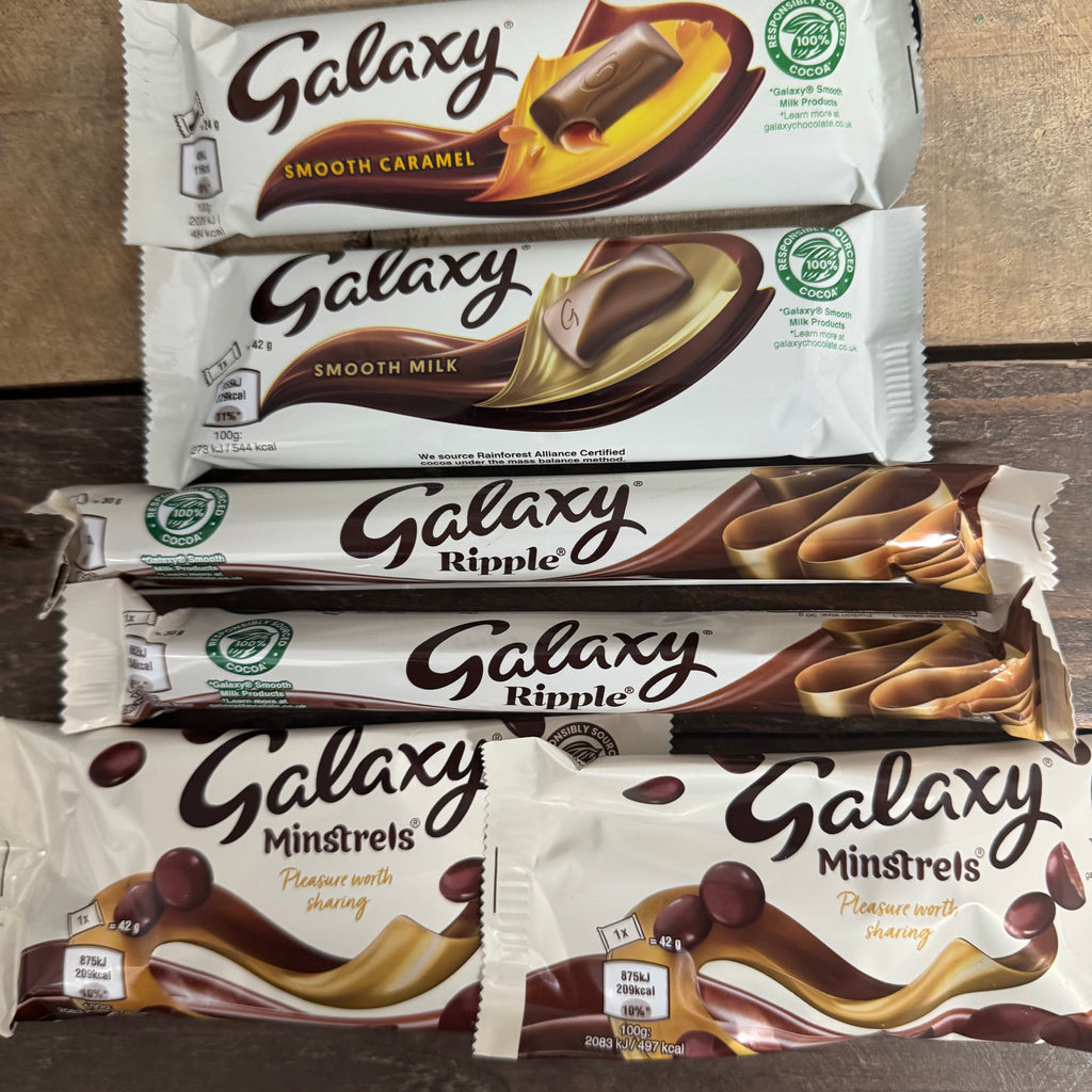 12 Piece Galaxy Chocolate Selection (12 Bars & Bags) & Low Price Foods Ltd