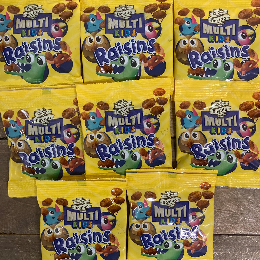 16x Dovido Multi Kids Raisins Mini Bags (2 Packs of 8x14g) & Low Price ...