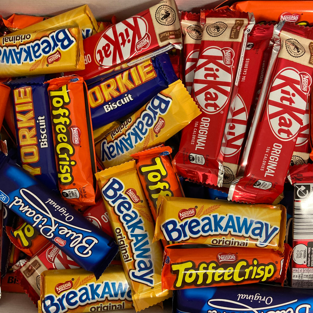 71x Individually Wrapped Chocolate Biscuit Bars (1x Big Bag of 71 Bars ...