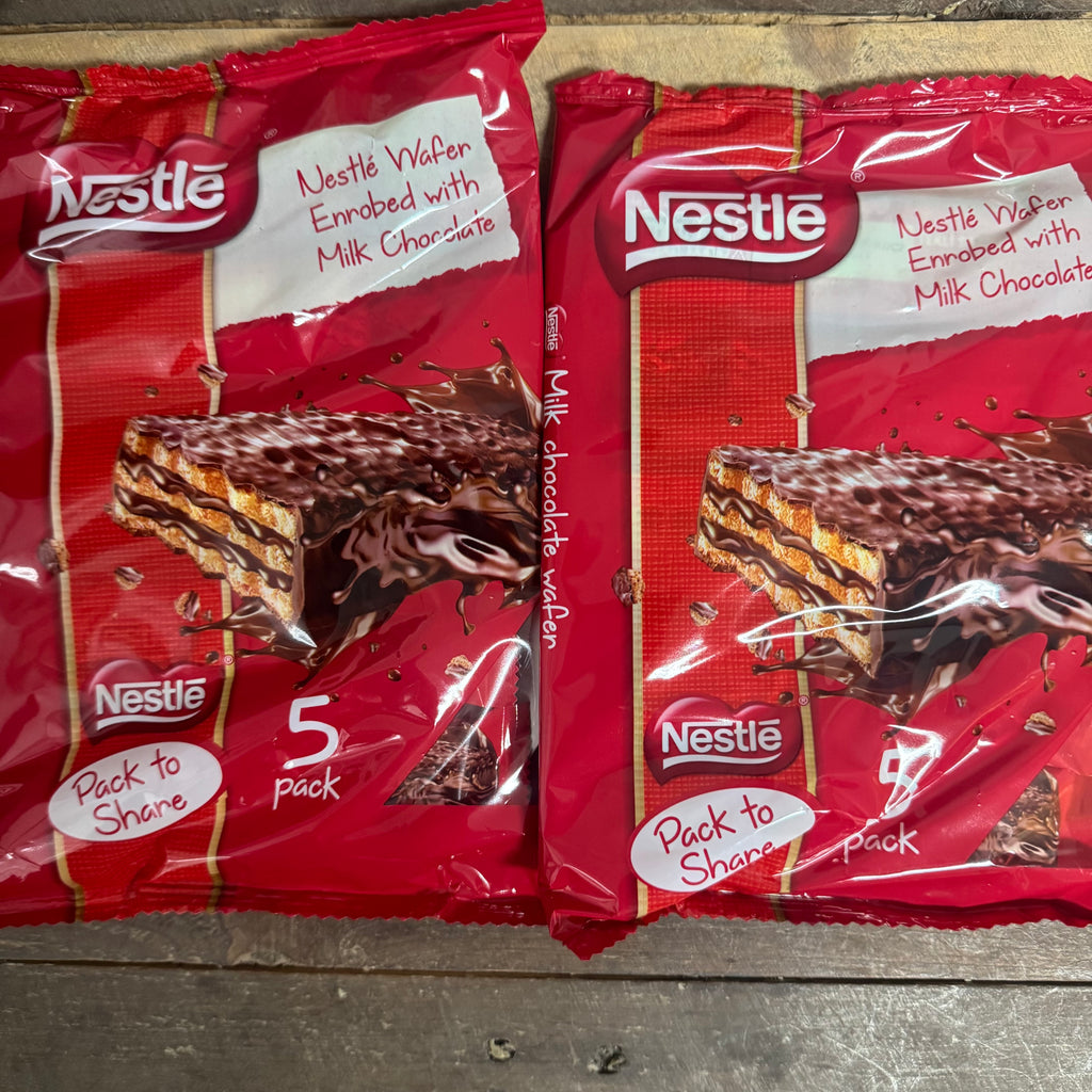 10x Nestle Milk Chocolate Wafers (2 Packs of 5x19g) & Low Price Foods Ltd