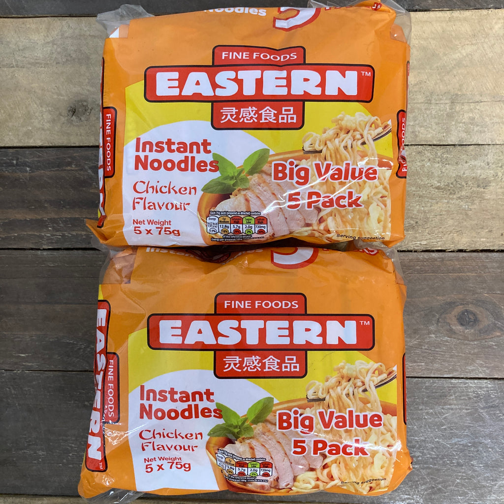 10x Eastern Instant Chicken Noodles (2 Packs of 5x75g) & Low Price ...