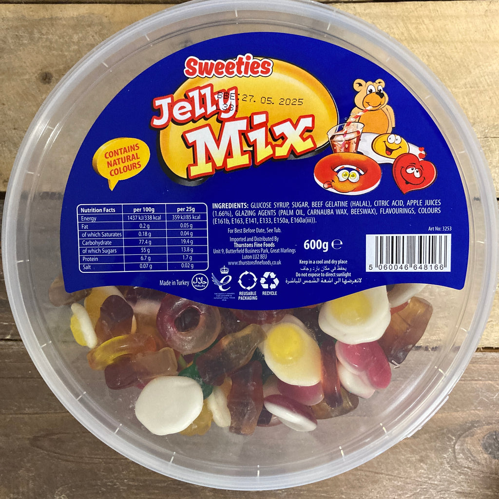 600g Sweeties Jelly Mix Tub & Low Price Foods Ltd