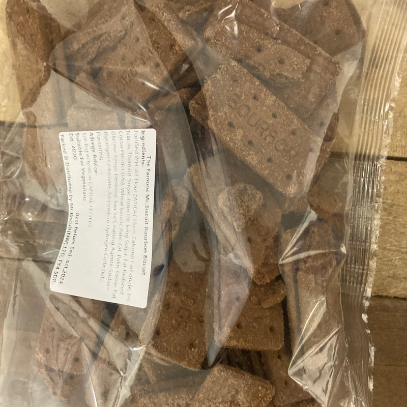 Mr Biscuit Bourbon Cream Biscuits (Broken & Mis-Shapes) 400g & Low ...