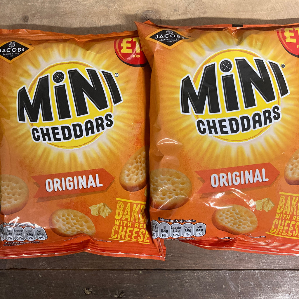 6x Jacob's Mini Cheddars Original Share Bags (6x90g) & Low Price Foods Ltd