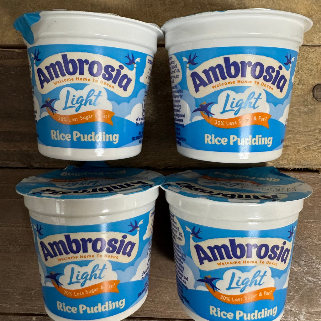 6x Ambrosia Light Rice Pudding Pots (6x115g) & Low Price Foods Ltd