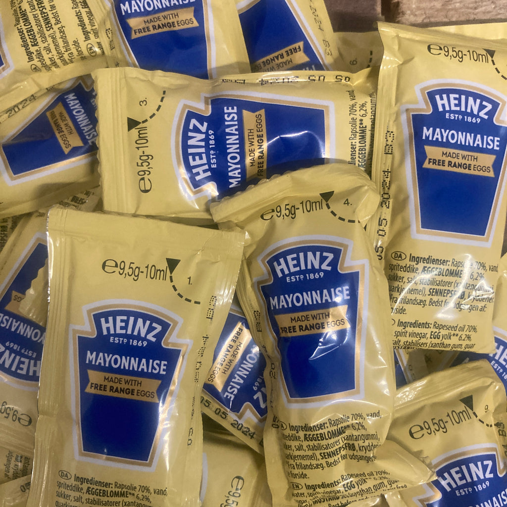 50x Heinz Mayonnaise Sachets (50x10ml) & Low Price Foods Ltd