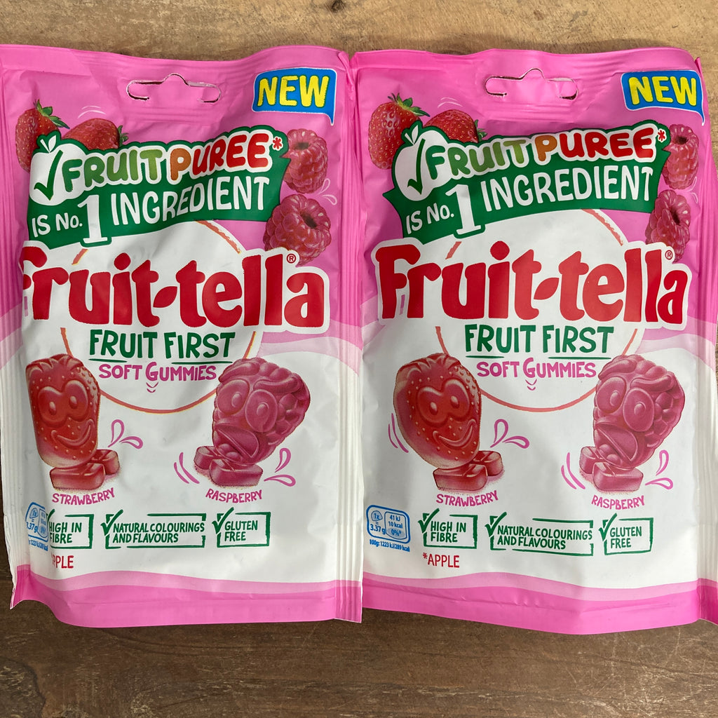 3x Fruittella Strawberry & Raspberry Fruit First Share Bags (3x140g ...