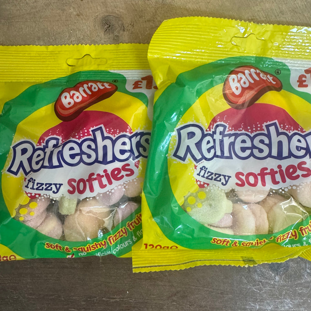 3x Barratt Refreshers Fizzy Softies Share Bags (3x120g) & Low Price ...