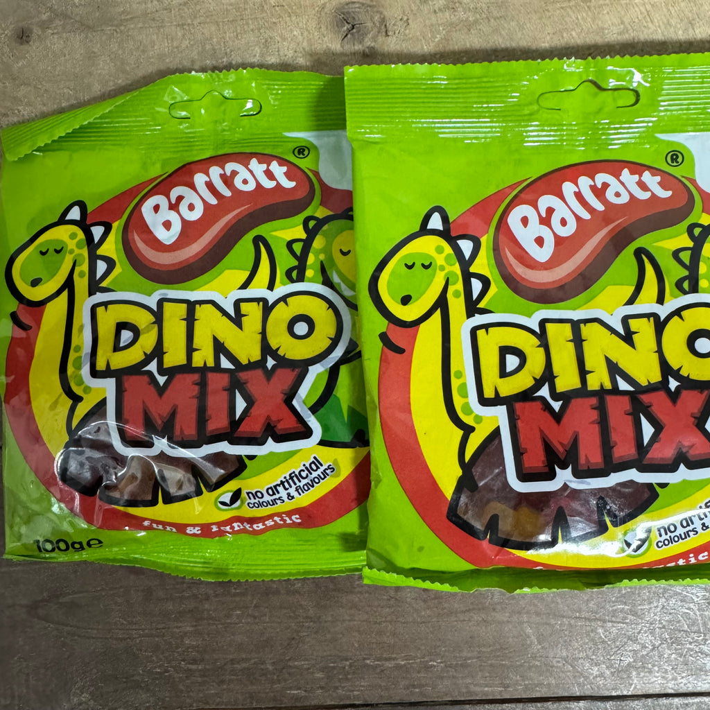 3x Barratt Dino Mix Fruit Gums Share Bags (3x100g) & Low Price Foods Ltd