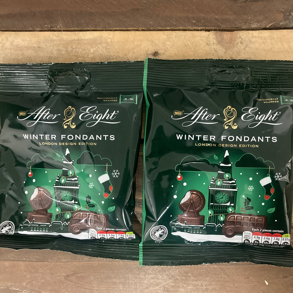 3x After Eight Winter Fondant Dark Mint Chocolate Bags (3x57g) & Low ...