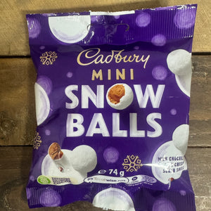 3x Cadbury Mini Snow Balls Chocolate Bags (3x74g) & Low Price Foods Ltd