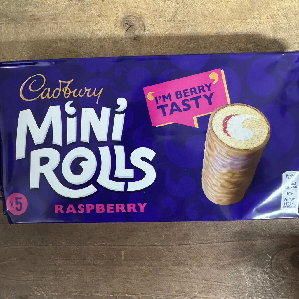 10x Cadbury Raspberry Mini Rolls (2 Packs of 5) & Low Price Foods Ltd