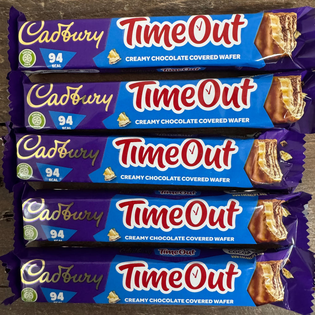 40x Cadbury Timeout Wafer Chocolate Biscuit Bars (40x18g) & Low Price ...