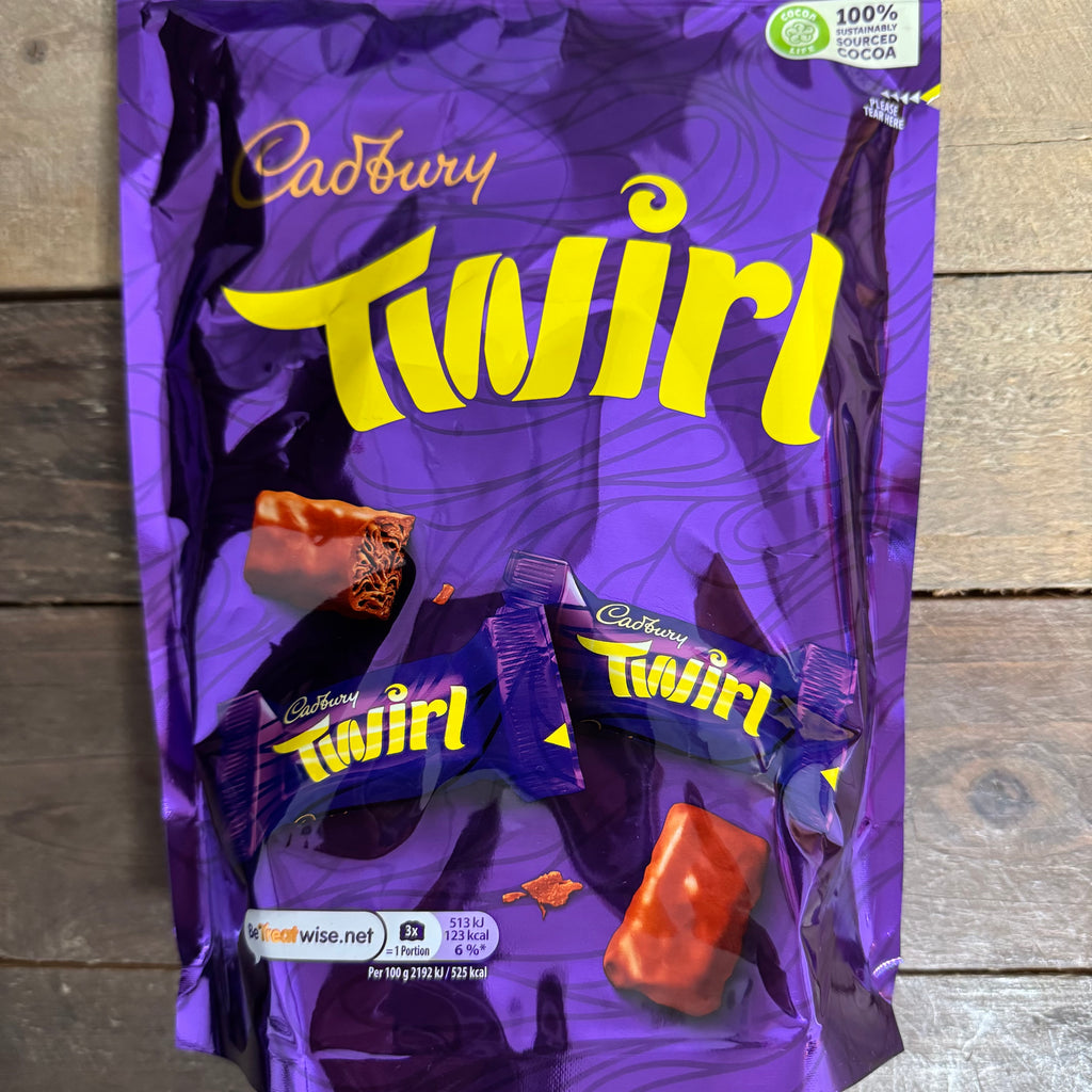 300g Cadbury Twirl Chocolates (1 Bag of 300g) & Low Price Foods Ltd