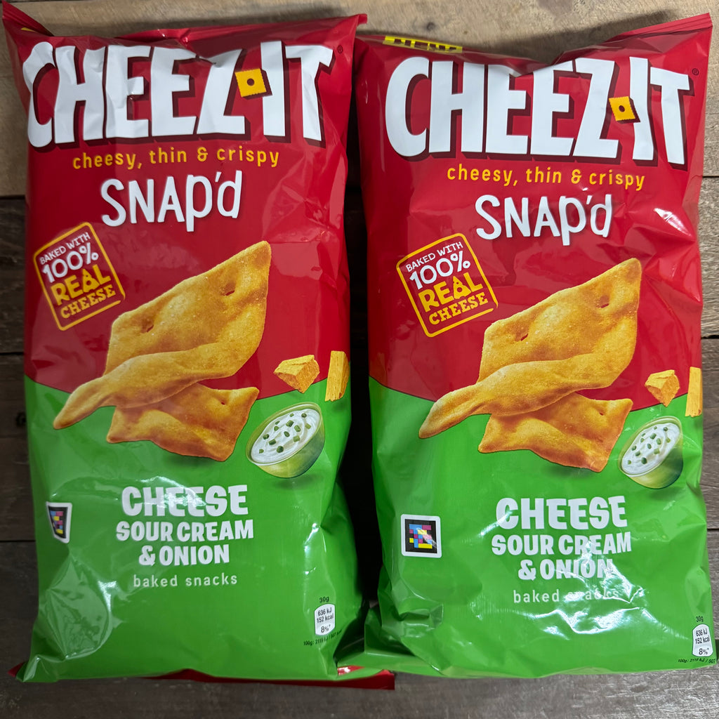 3x Cheez-It Cheese Sour Cream & Onion Snack Big Share Bags (3x150g ...