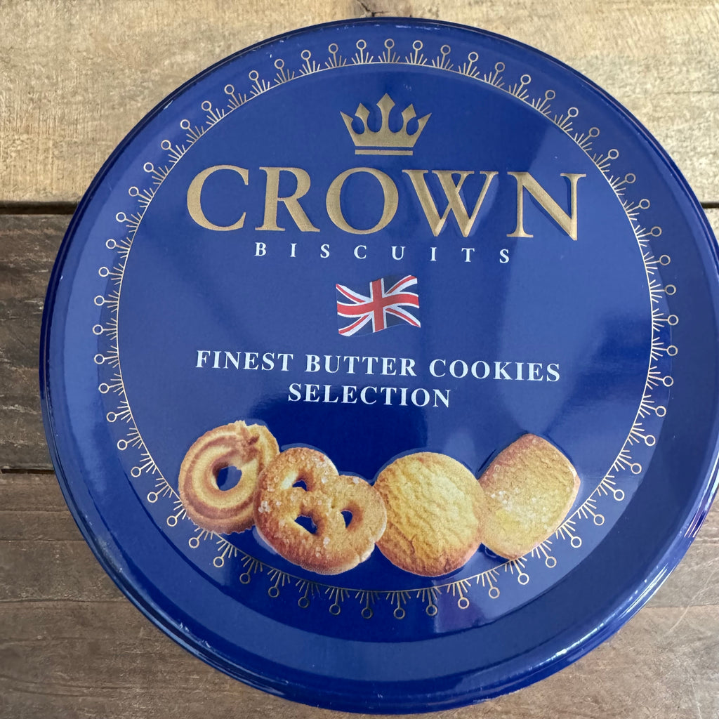 140g Crown Butter Cookies Tin (1x140g) & Low Price Foods Ltd