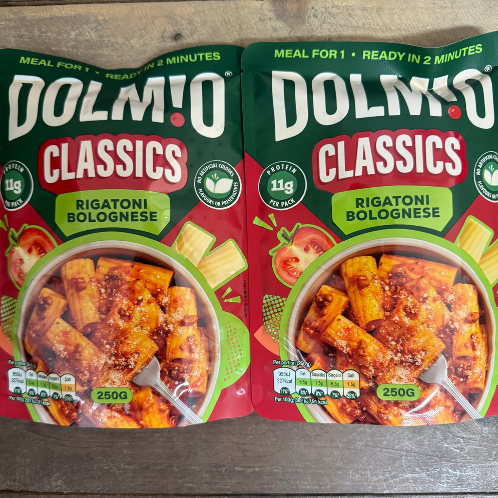 2x Dolmio Classics Rigatoni Bolognese Pasta Ready Meals (2x250g) & Low ...