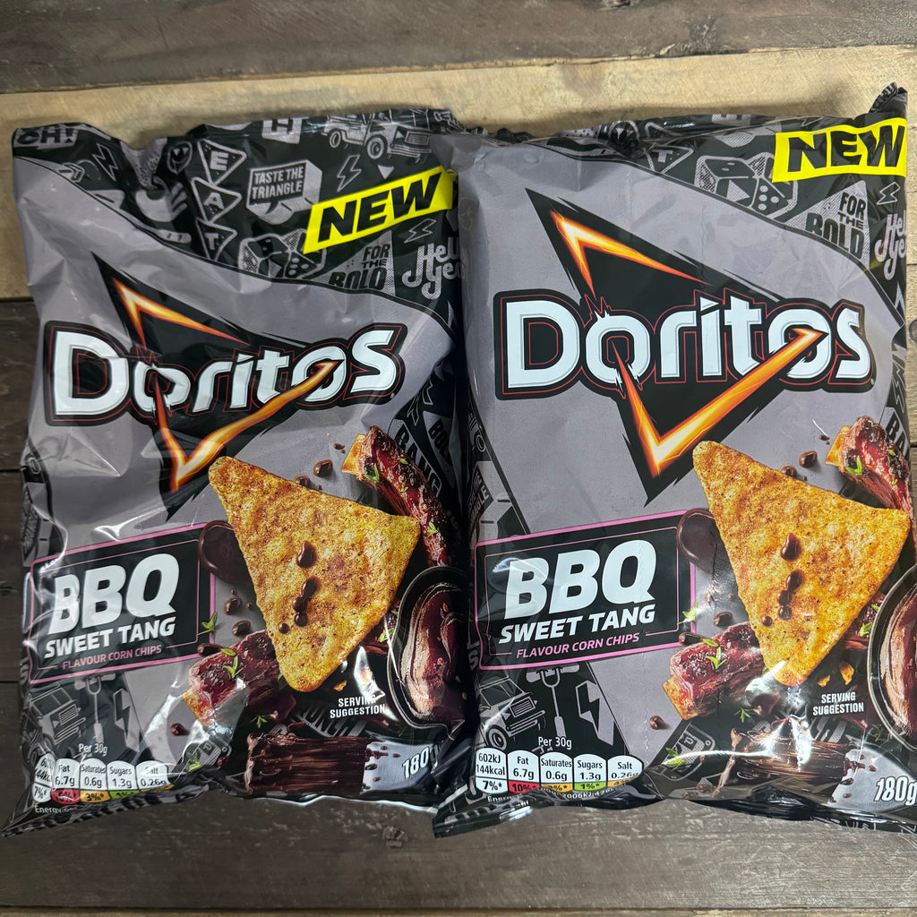 3x Doritos BBQ Sweet Tang Tortilla Chips Sharing Bags (3x180g) & Low ...