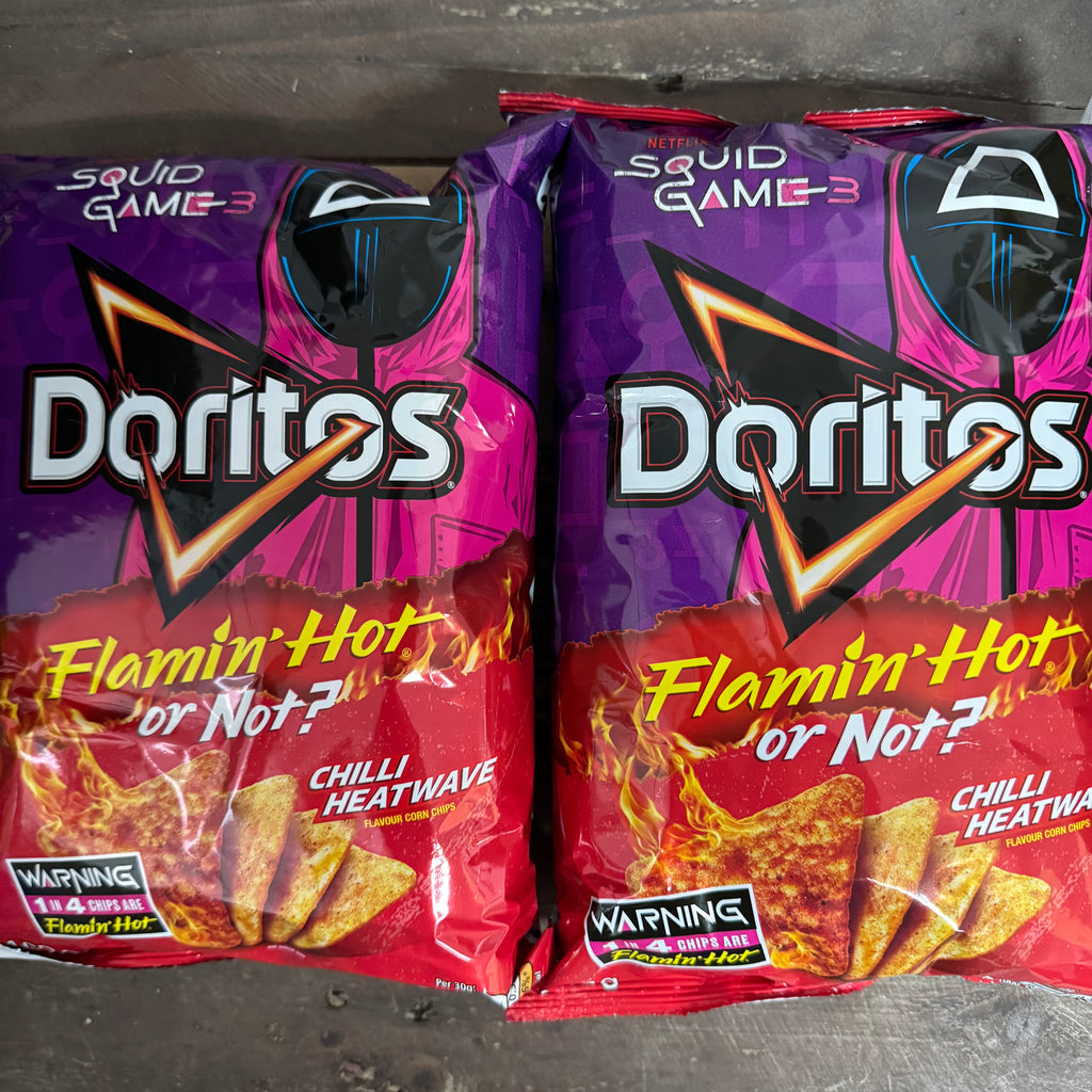 3x Doritos Hot Or Not Corn Chips Share Bags (3x163g) & Low Price Foods Ltd