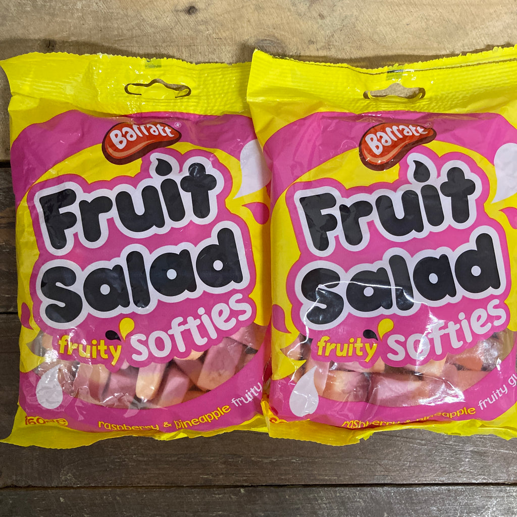 3x Barratt Fruit Salad Fruity Softies (3x160g Bags) & Low Price Foods Ltd