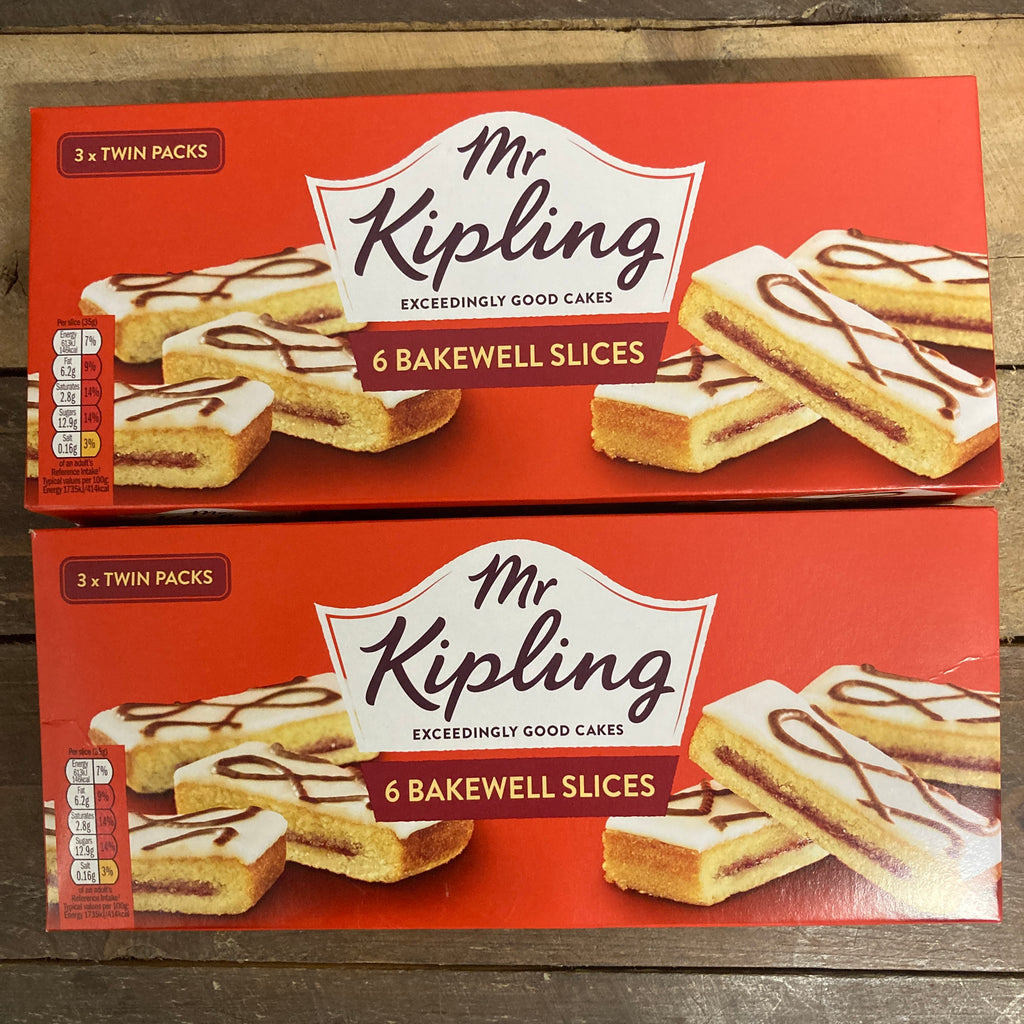 12x Mr Kipling Bakewell Slices (2 Boxes of 6 Slices) & Low Price Foods Ltd