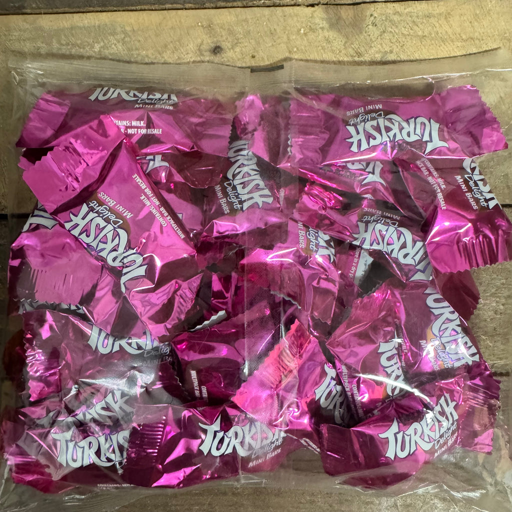 26x Fry's Turkish Delight Mini Chocolate Bars (1 Bag of 400g) & Low ...