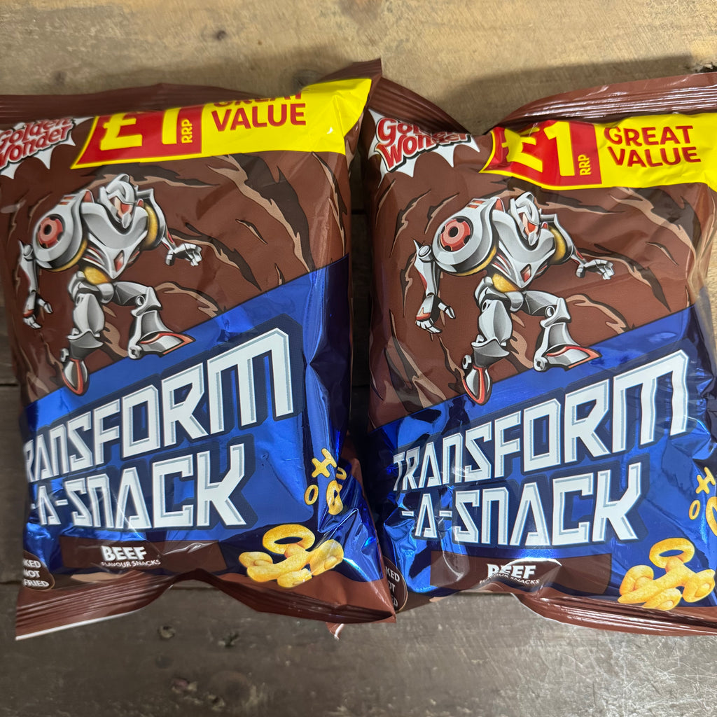 6x Golden Wonder Transform-A-Snack Beef Grab Bags (6x56g) & Low Price ...