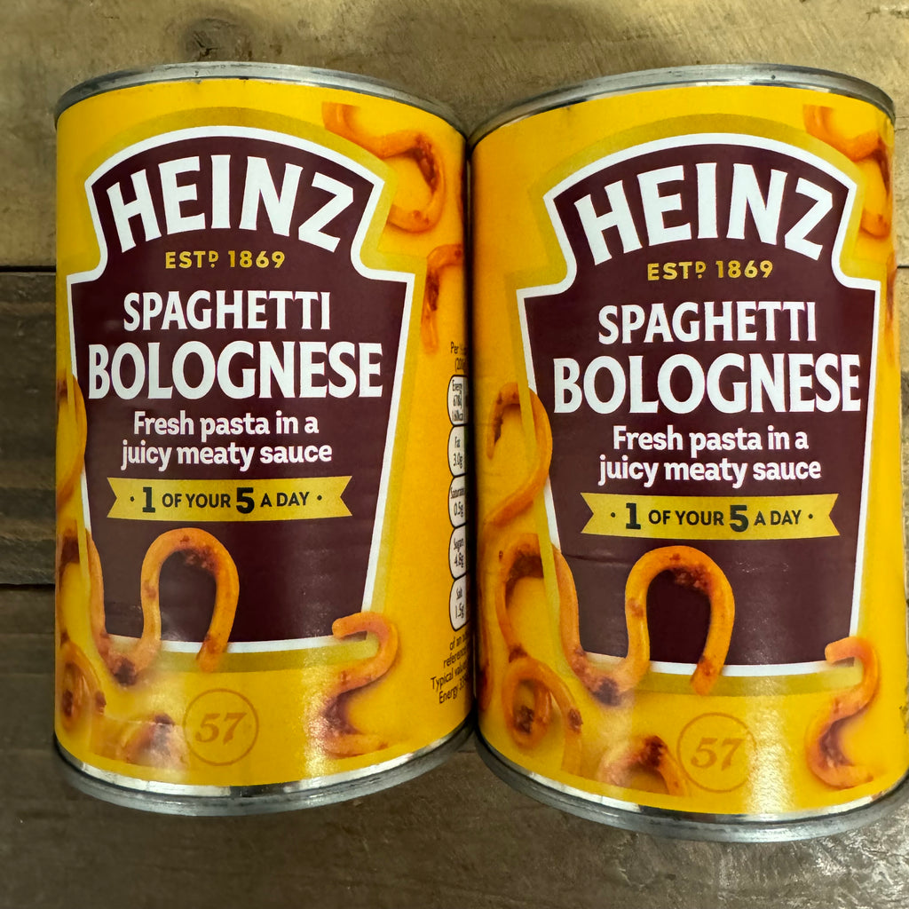 2x Heinz Spaghetti Bolognese Tins (2x400g) & Low Price Foods Ltd
