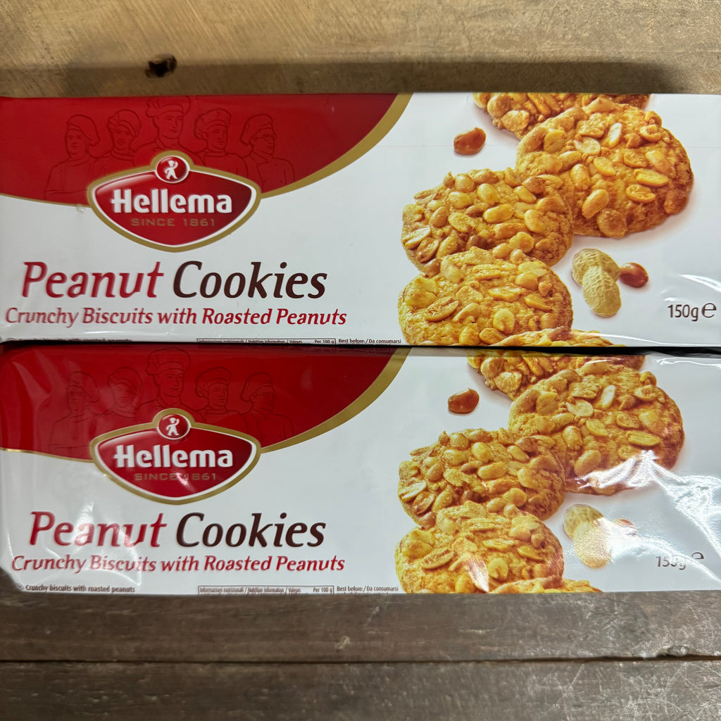 2x Hellema Crunchy Roasted Peanut Cookies Packs (2x150g) & Low Price ...