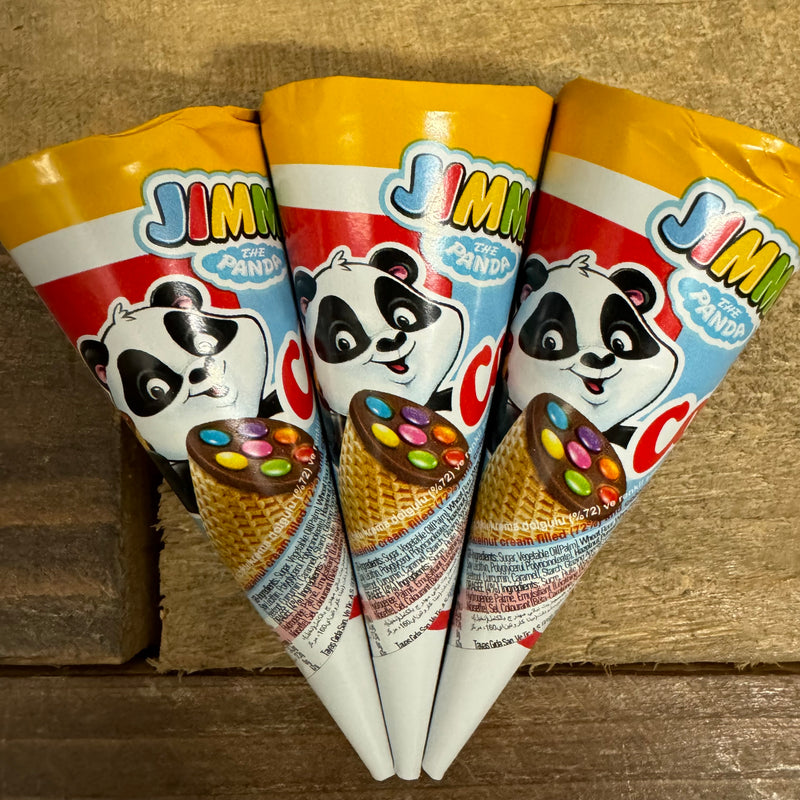 24x Jimmy The Panda Hazelnut Creme Wafer Cornets (1 Box of 24x25g ...