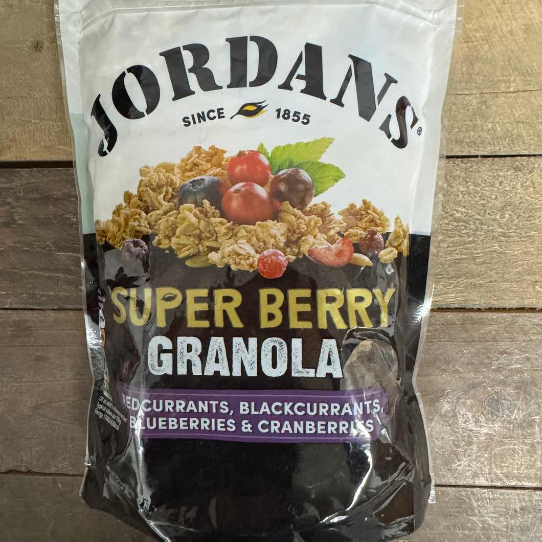 2x Jordans Super Berry Granola Breakfast Cereal Bags (2x370g) & Low ...