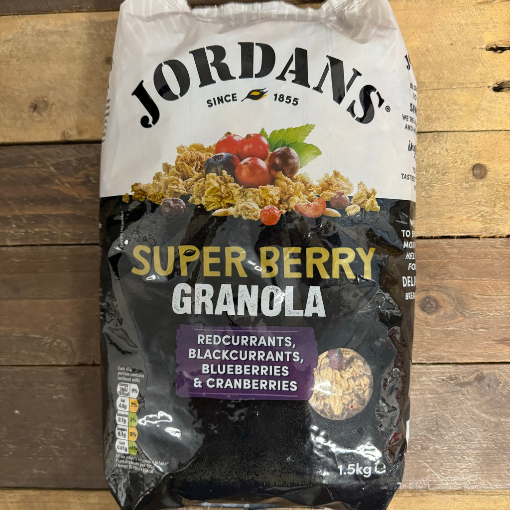 1.5 Kg Jordans Super Berry Granola Breakfast Cereal Bag (1x1.5kg) & Low ...