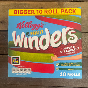 10x Kellogg's Fruit Winders Apple & Strawberry (10x17g) & Low Price ...
