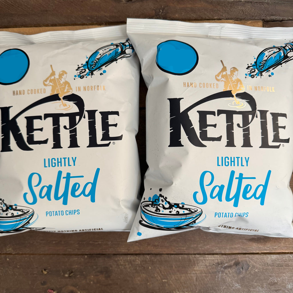 3x Kettle Lightly Salted Potato Chips Share Bags (3x80g) & Low Price ...