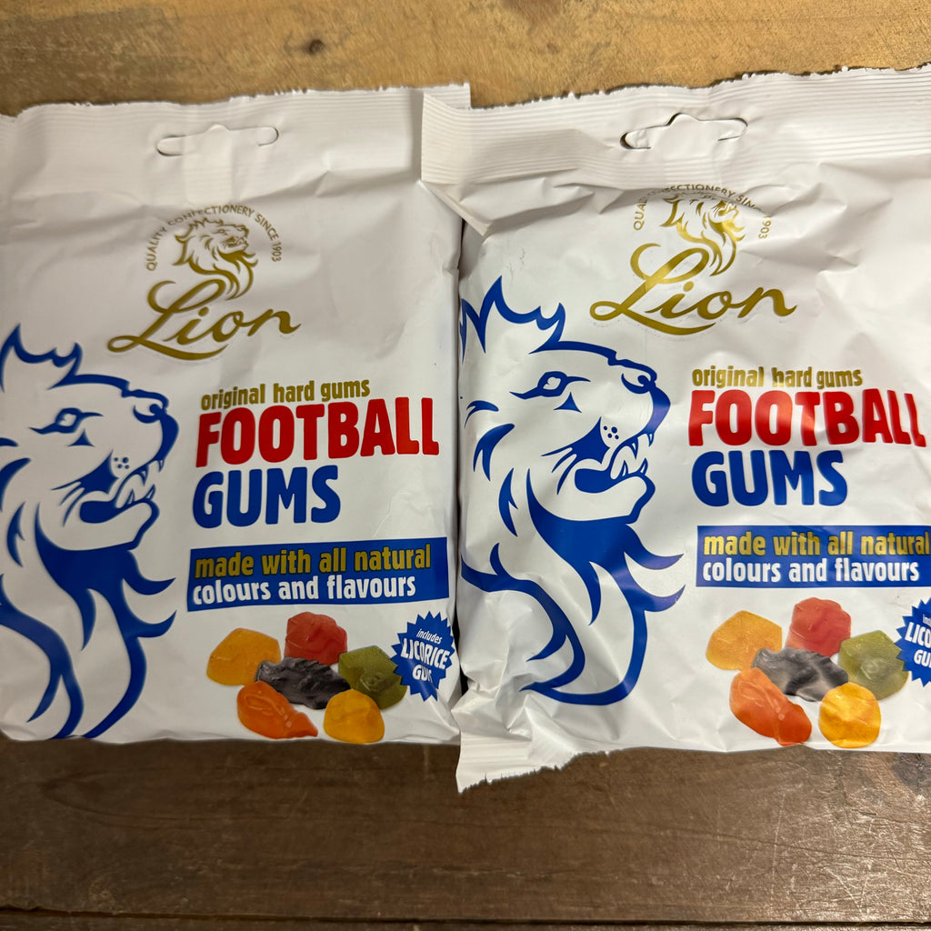3x Lion Football Gums Share Bags (3x190g) & Low Price Foods Ltd