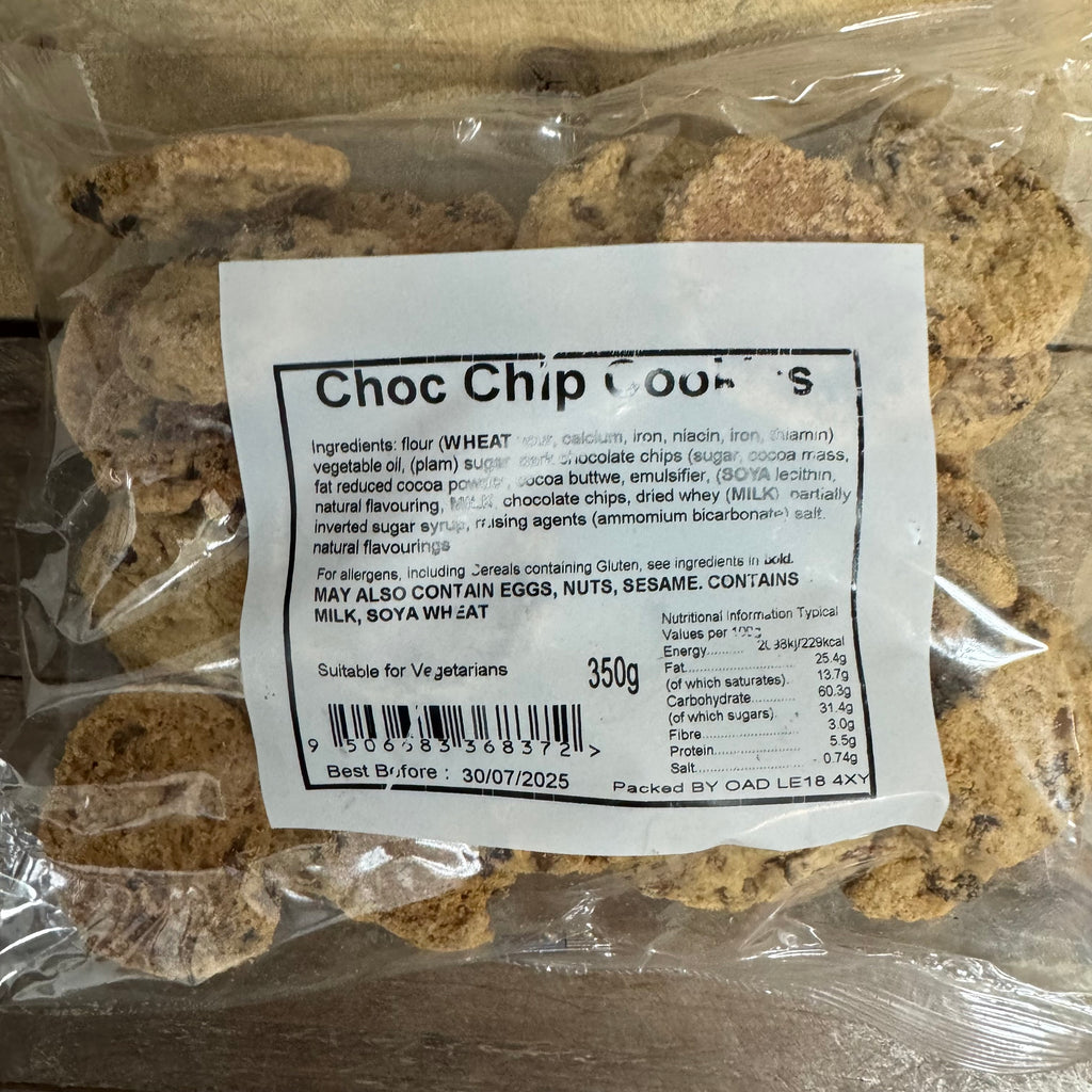 Low Price Chocolate Chip Cookies Broken Biscuits 350g & Low Price Foods Ltd
